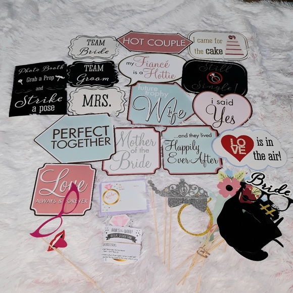 Party Supplies | 32 Bridal Shower Props Bundle | Poshmark